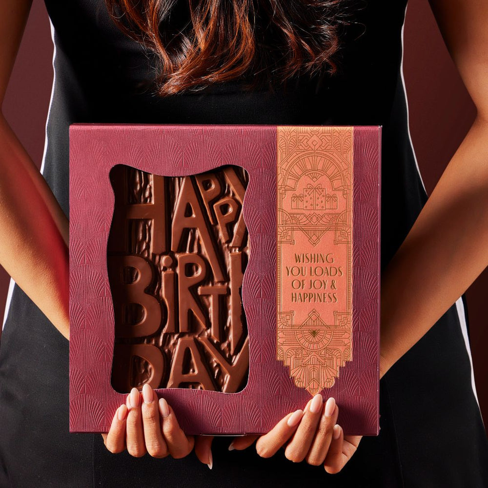 Buy Happy Birthday Chocolate Bar Online | Le Pure