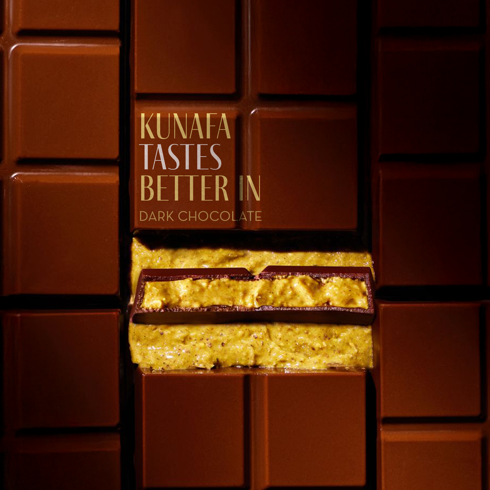 Kunafa Pistachio Chocolate Bar - Rich Indulgence | Le Pure Chocolatier